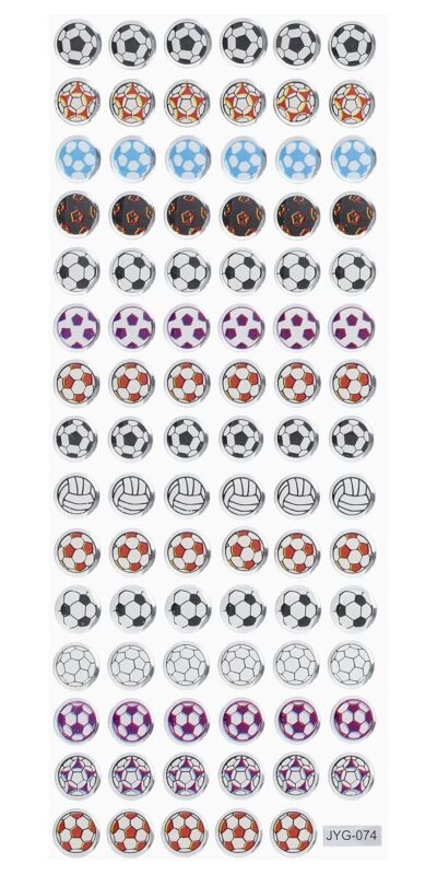 Fodbold stickers: sjov og kreativt for børn