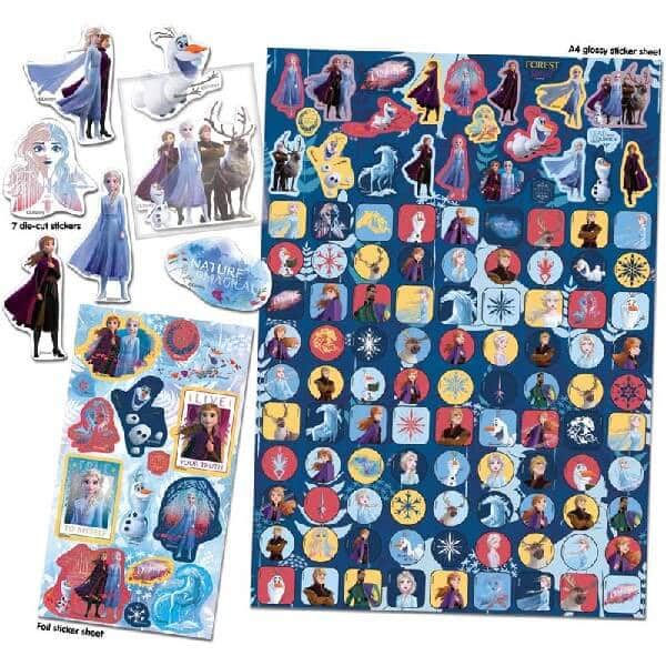 Køb Disney Frozen mega stickers ark her - Sjovogkreativ.dk