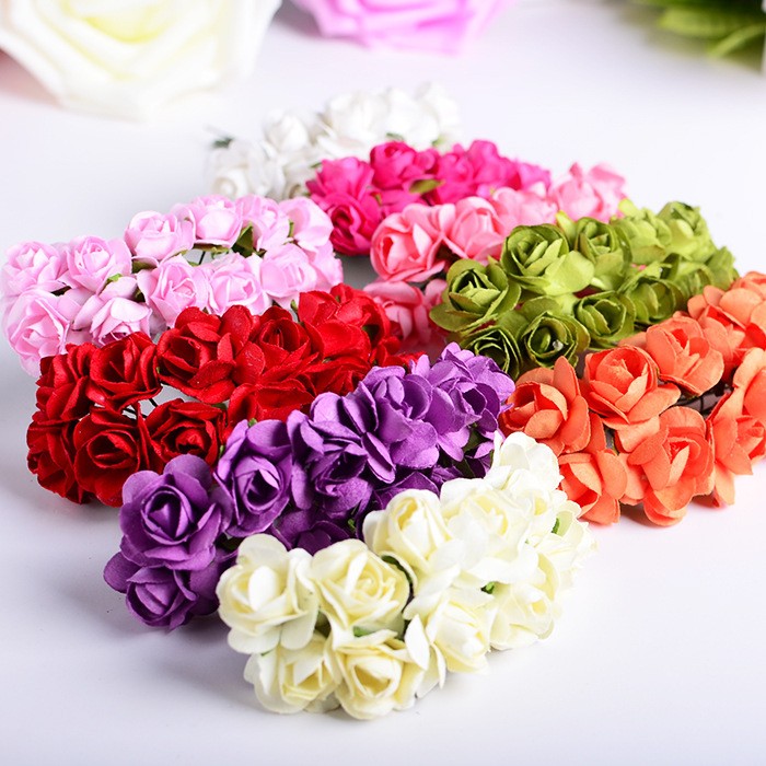 Køb billige små kunstige roser